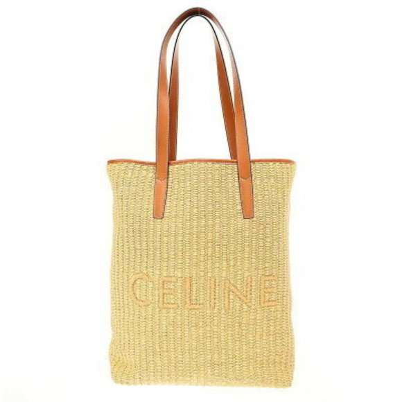 Celine | Bags | Celine Raffia Effect Textile Museum Bag Tan | Poshmark